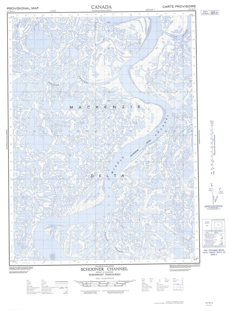 Buy Schooner Channel topo map 107B06E – YellowMaps Map Store Buy Schooner Channel topo map 107B06E – YellowMaps Map Store