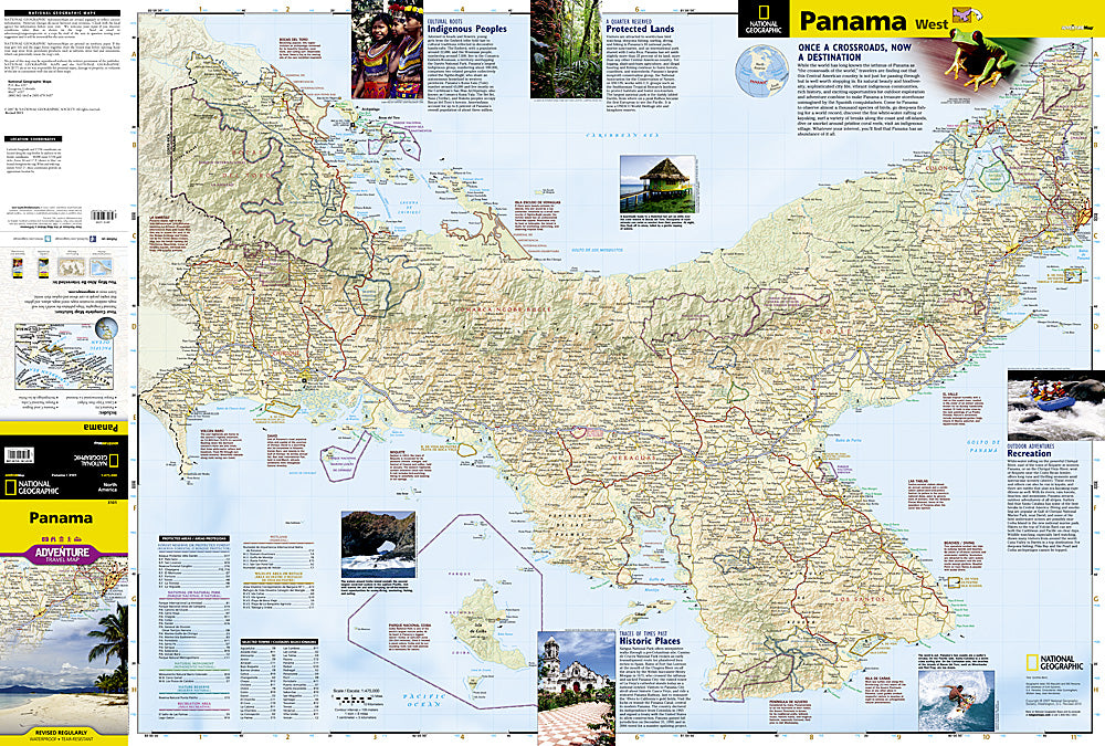 Buy map: Panama Adventure Map 3101 by National Geographic Maps ...