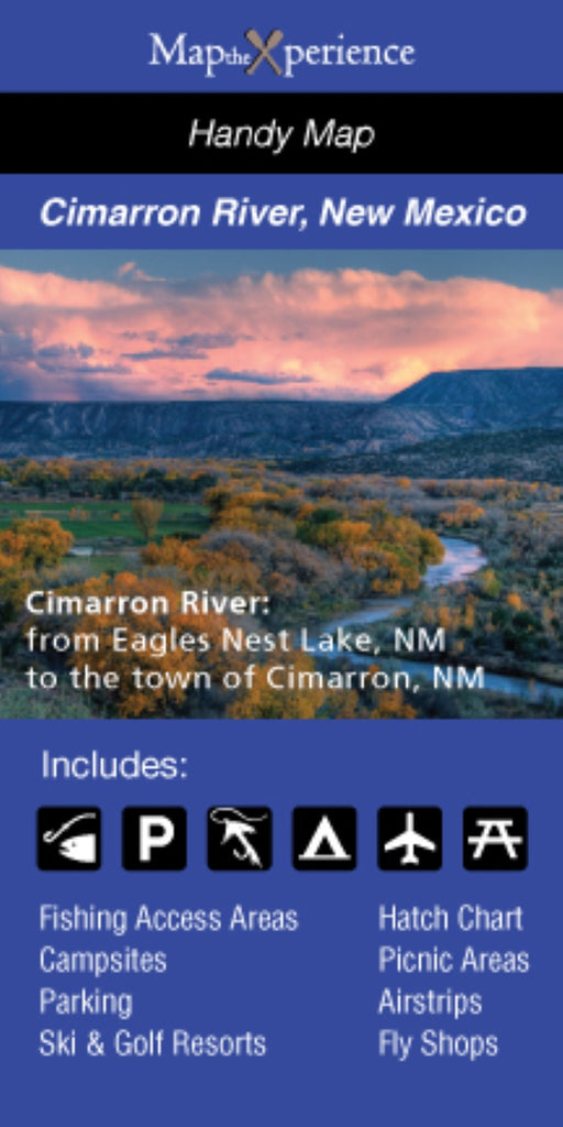 Buy map: Cimarron River, New Mexico Fishing Map – YellowMaps Map Store