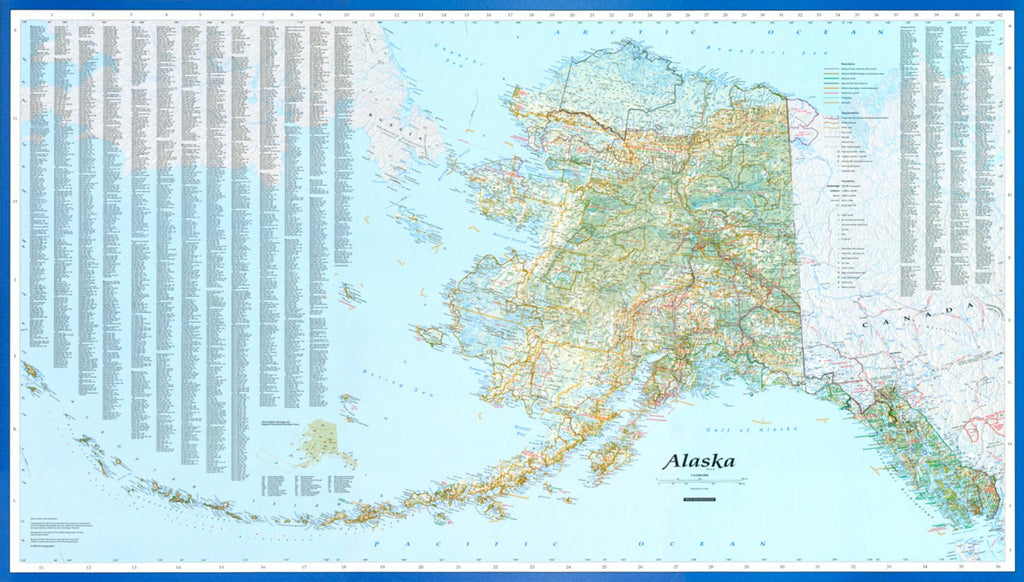 Buy map: Alaska Wall Map by Imus Geographics – YellowMaps Map Store
