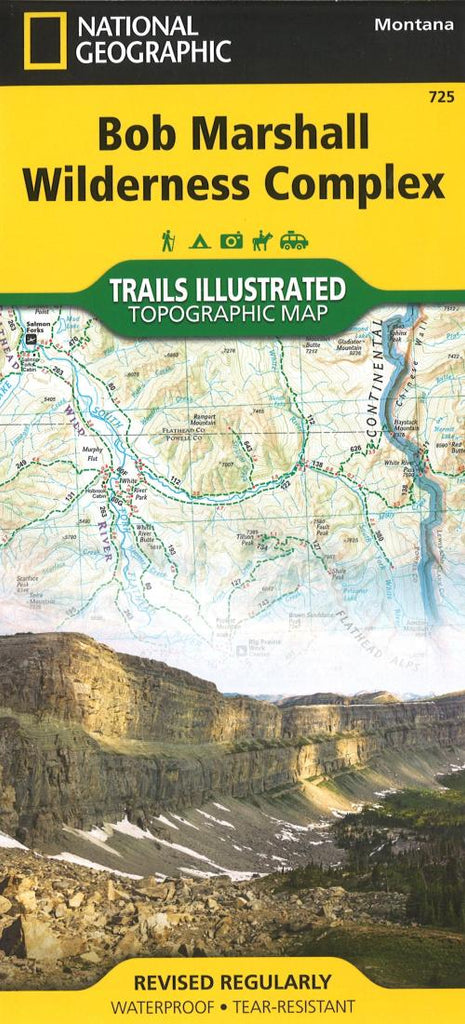 Buy map: Bob Marshall Wilderness Complex Topographic Map by National – YellowMaps Map Store