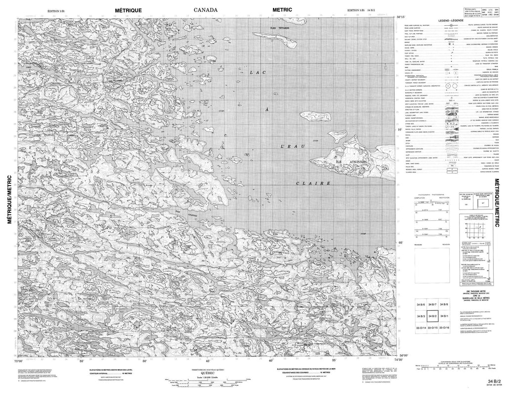 Buy topo map 034B02 – YellowMaps Map Store