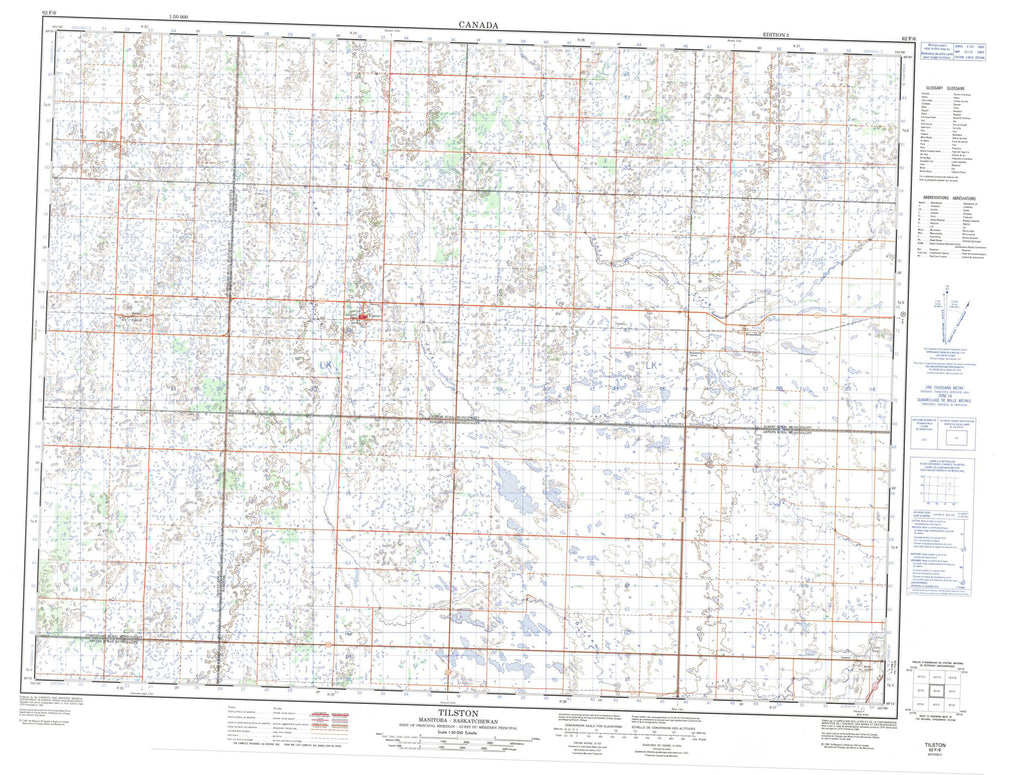 Buy Tilston topo map 062F06 – YellowMaps Map Store