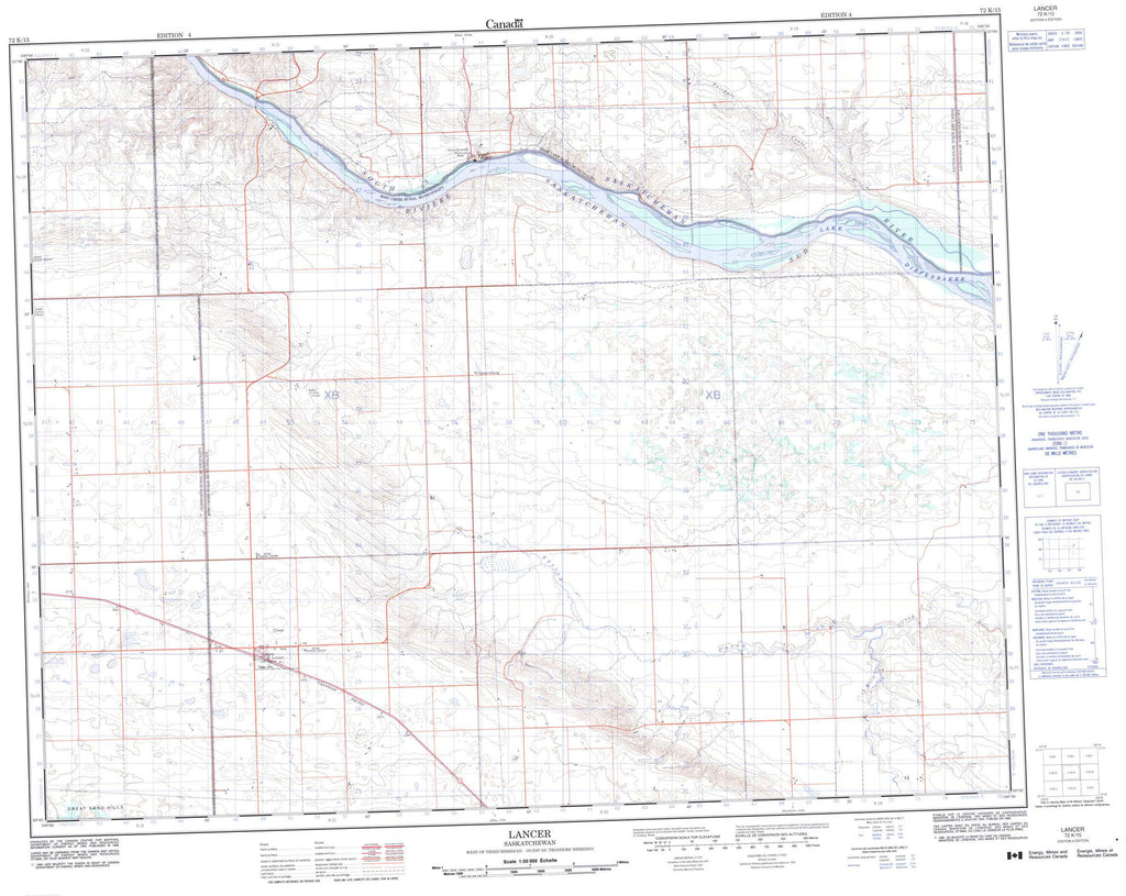 Buy Lancer topo map 072K15 – YellowMaps Map Store