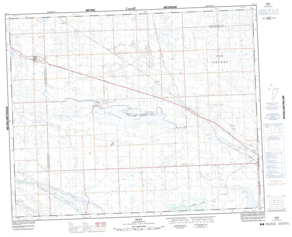 Buy Oban topo map 073C01 – YellowMaps Map Store
