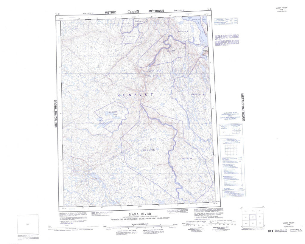 Buy Mara River topo map 076K – YellowMaps Map Store
