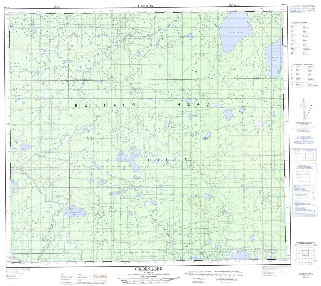 Buy Golden Lake topo map 084C09 – YellowMaps Map Store
