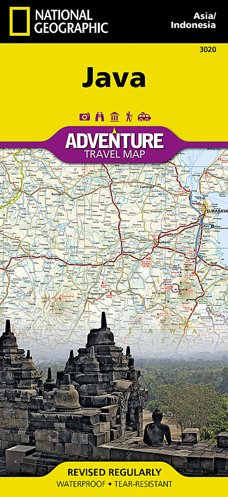 Buy map: Java Adventure Map 3020 by National Geographic Maps ...