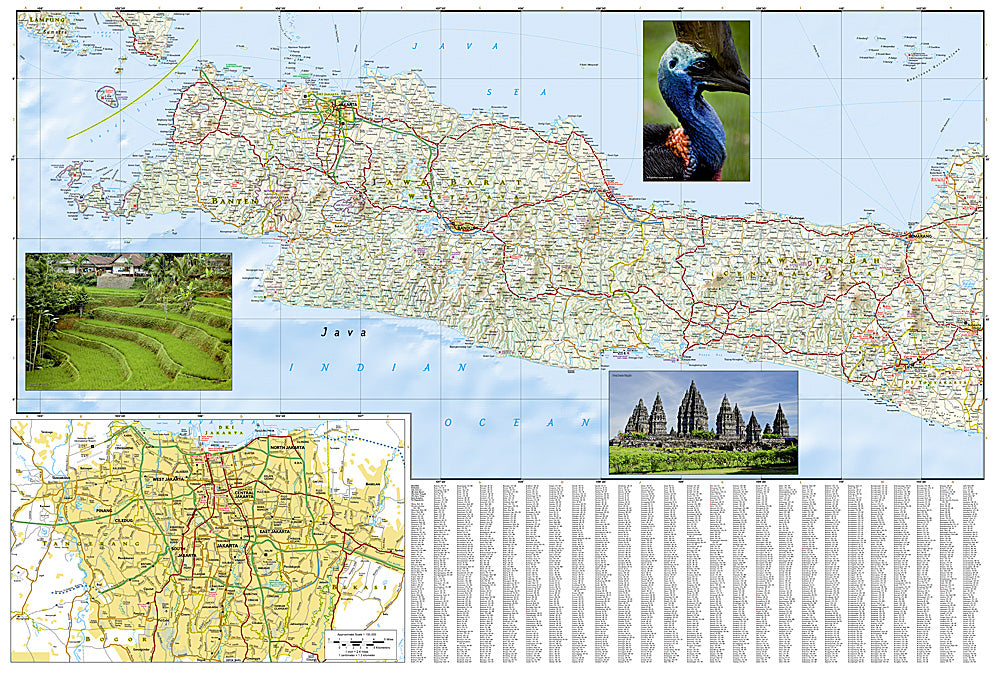 Buy map: Java Adventure Map 3020 by National Geographic Maps ...