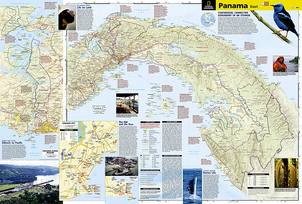 Buy map: Panama Adventure Map 3101 by National Geographic Maps ...