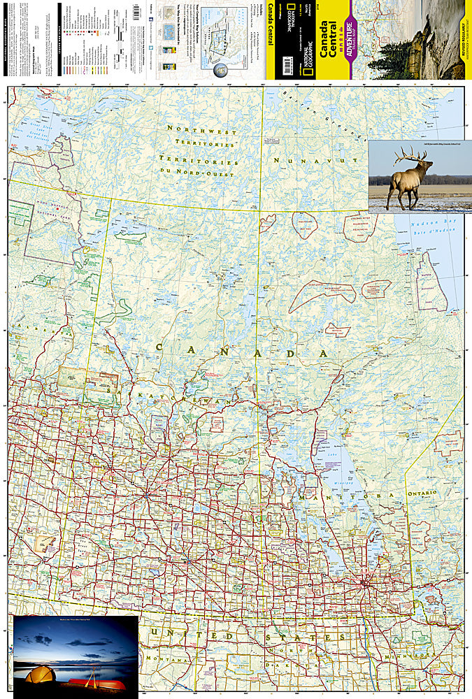 Buy map: Canada, Central Adventure Map 3114 by National Geographic ...