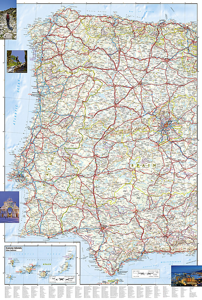 Buy map: Spain and Portugal Adventure Map 3307 by National Geographic ...