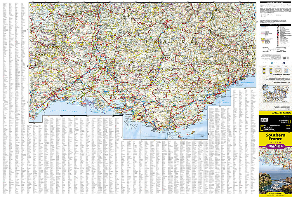 Buy map: France, Southern Adventure Map 3314 by National Geographic ...