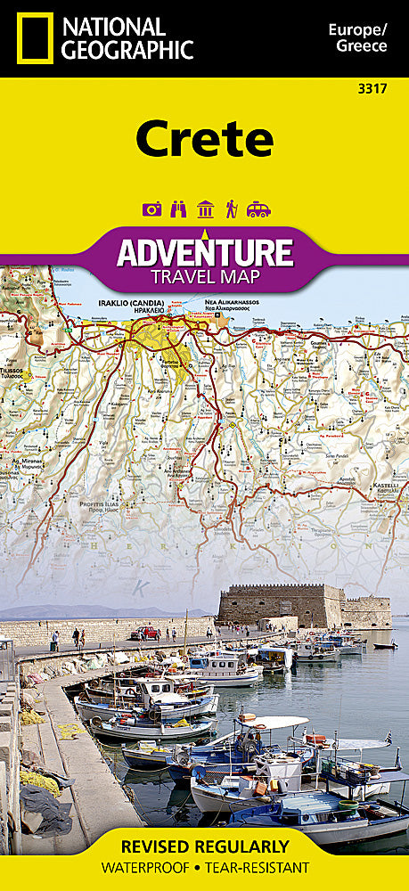 Buy map: Crete, Greece Adventure Map 3317 by National Geographic Maps ...