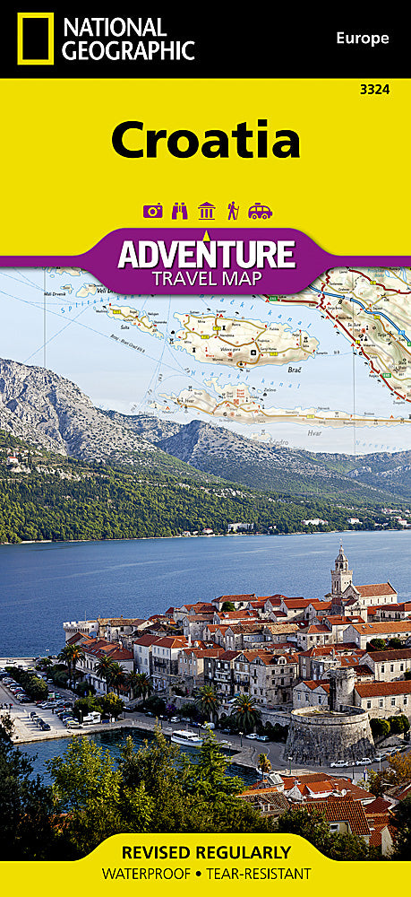 Buy map: Croatia Adventure Map 3324 by National Geographic Maps ...