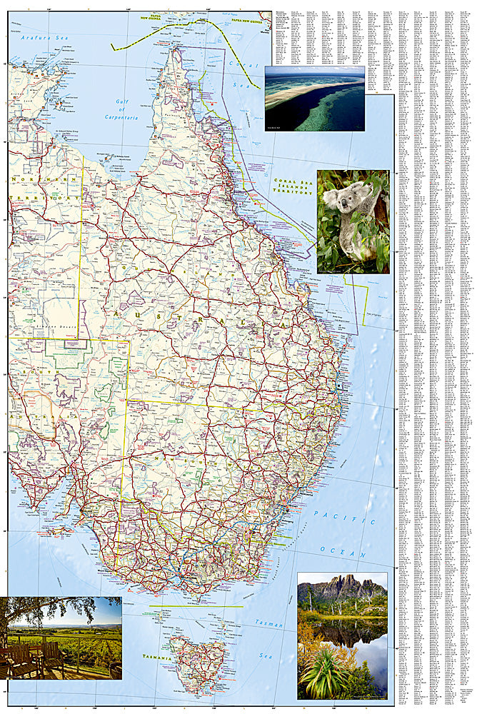 Buy map: Australia Adventure Map 3501 by National Geographic Maps ...