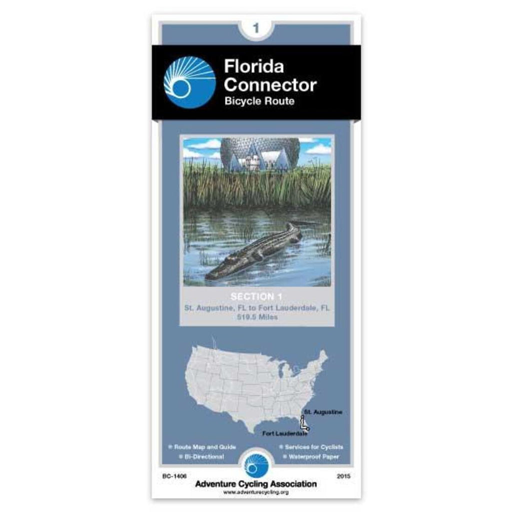 Buy map: Florida Connector Bike Route Map – YellowMaps Map Store