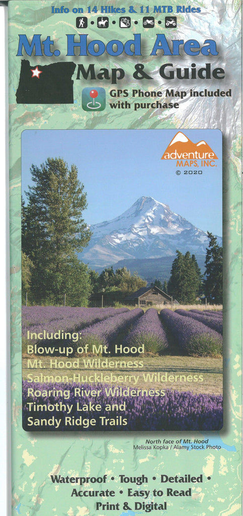 Buy map: Mt. Hood Area Trail Map – YellowMaps Map Store