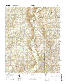 Buy topo map Capshaw AL, 2014 – YellowMaps Map Store