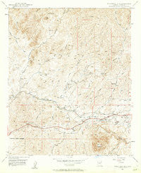 Buy topo map Picketpost Mtn AZ, 1948 – YellowMaps Map Store