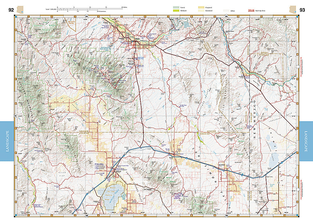 Buy map: Arizona Road and Recreation Atlas by Benchmark Maps ...