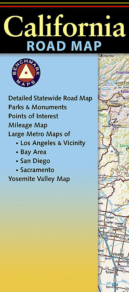 Buy map: California Road Map by Benchmark Maps – YellowMaps Map Store