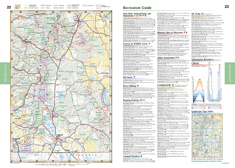 Buy map: Oregon Road and Recreation Atlas by Benchmark Maps ...