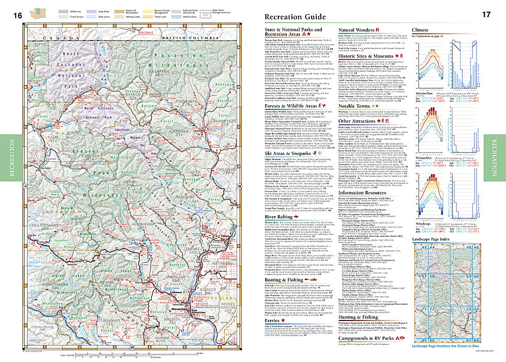 Buy map: Washington Road and Recreation Atlas by Benchmark Maps ...