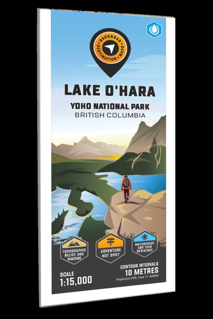 Buy map: Lake OHara - Yoho National Park Adventure Topographic Map ...