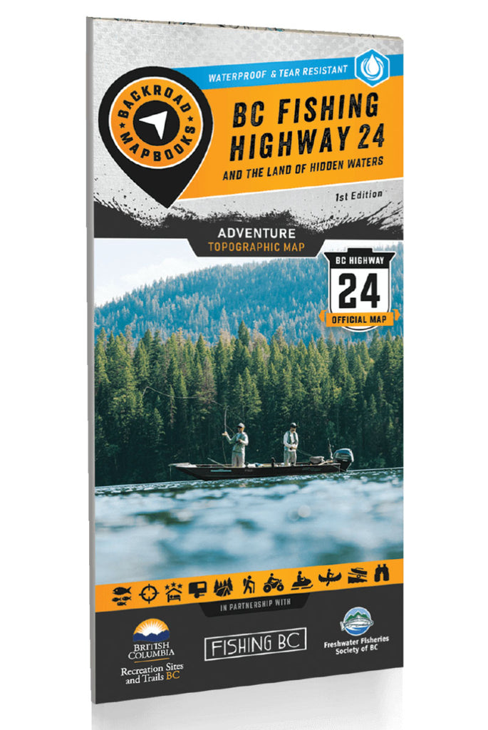 Buy map: Fishing Highway 24 BC Recreation Map – YellowMaps Map Store