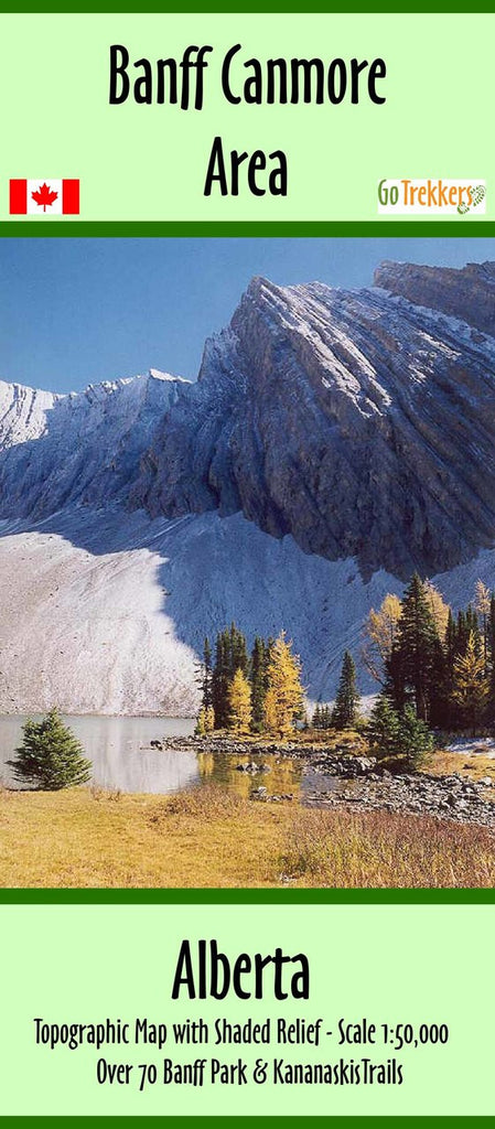 Buy Banff Canmore National Park map – YellowMaps Map Store