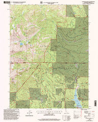 Buy topo map Covington Mill CA, 1998 – YellowMaps Map Store