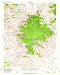 Buy topo map Onyx CA, 1943 – YellowMaps Map Store