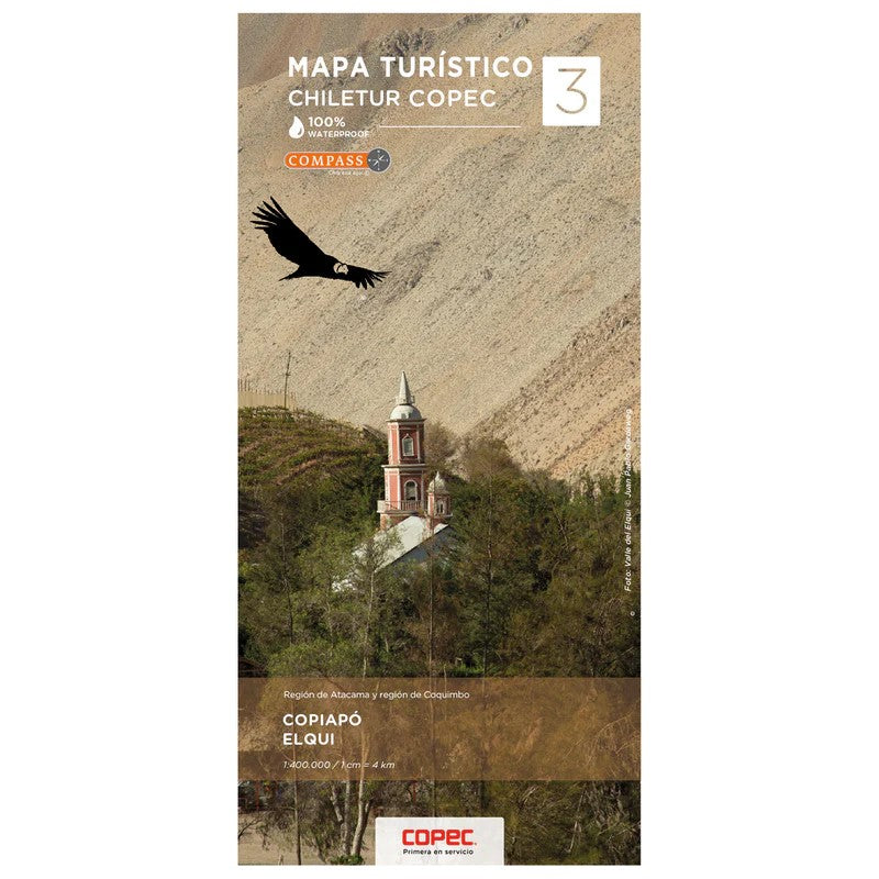 Buy map: Mapa Turístico : Chiletur Copec 2023/2024 : Copiapo : Elqui ...