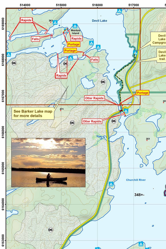 Buy Churchill River 07 synthetic Map – YellowMaps Map Store