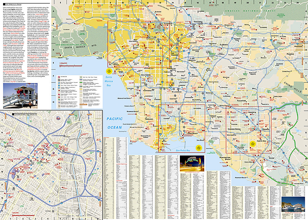 Buy map: Los Angeles, California DestinationMap by National Geographic ...