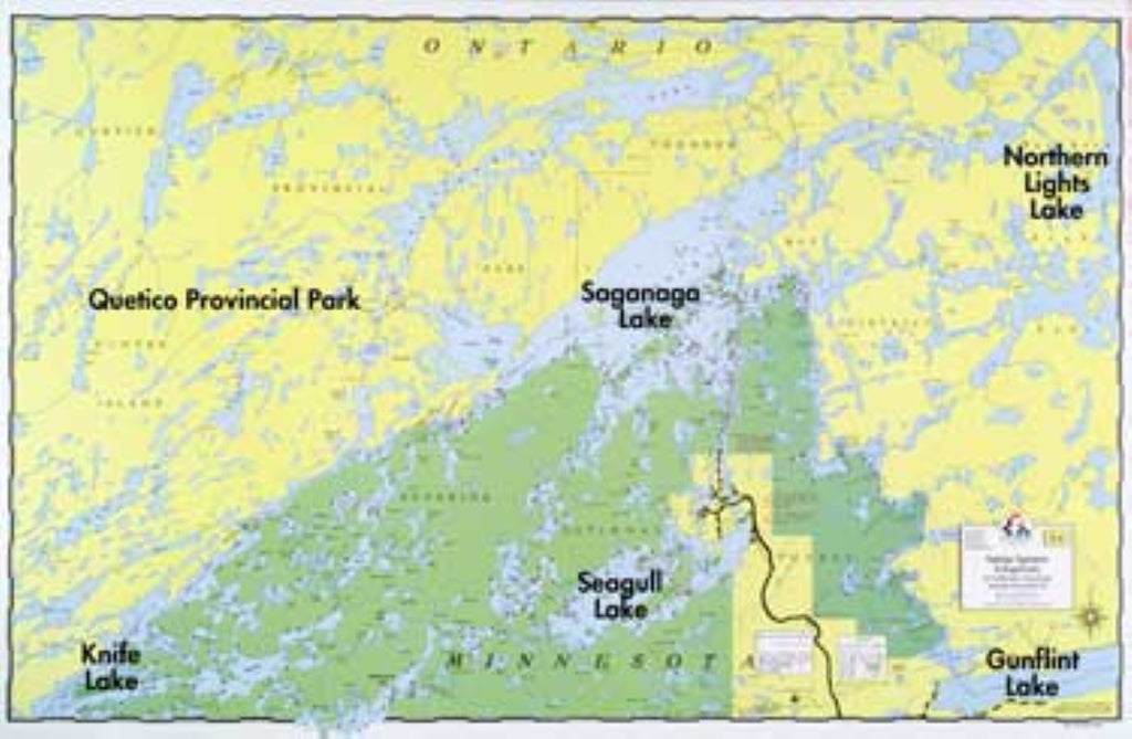 Buy map: E-4: SAGANAGA LAKE, SAGANAGONS LAKE, SEAGULL LAKE – YellowMaps ...