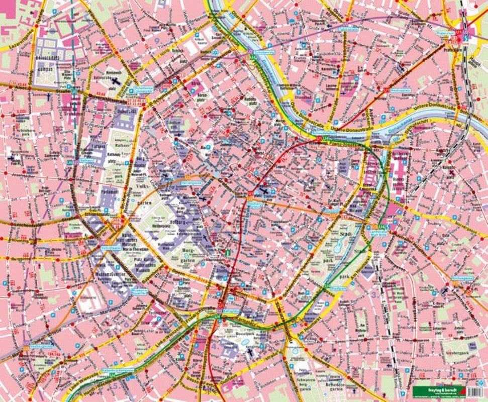 Buy map: Wien, Stadtplan, 1:6.250, Poster = Vienna, city map, 1:6.250 ...