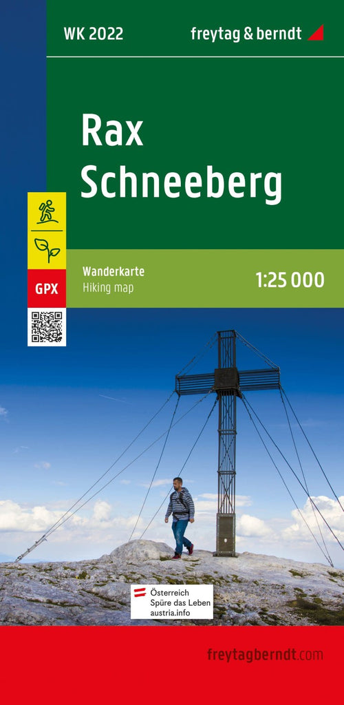 Buy map: Rax - Schneeberg, hiking map 1:25,000 WK 2022 – YellowMaps Map ...