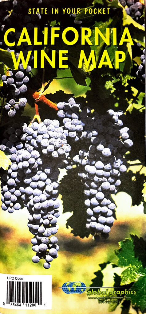 Buy map: California Wine Map – YellowMaps Map Store