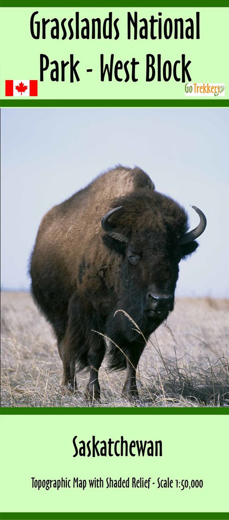 Buy Grasslands West National Park map – YellowMaps Map Store