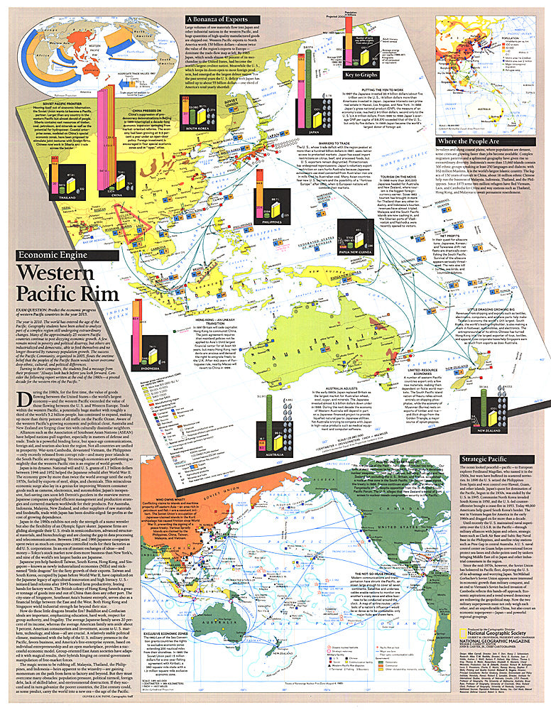 Buy map: 1989 Western Pacific Rim Map – YellowMaps Map Store