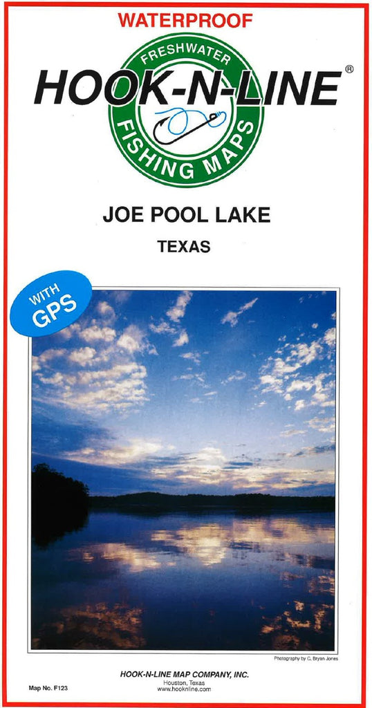 Buy map: Joe Pool Lake Fishing Map – YellowMaps Map Store