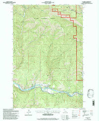 Buy topo map Calder ID, 1995 – YellowMaps Map Store