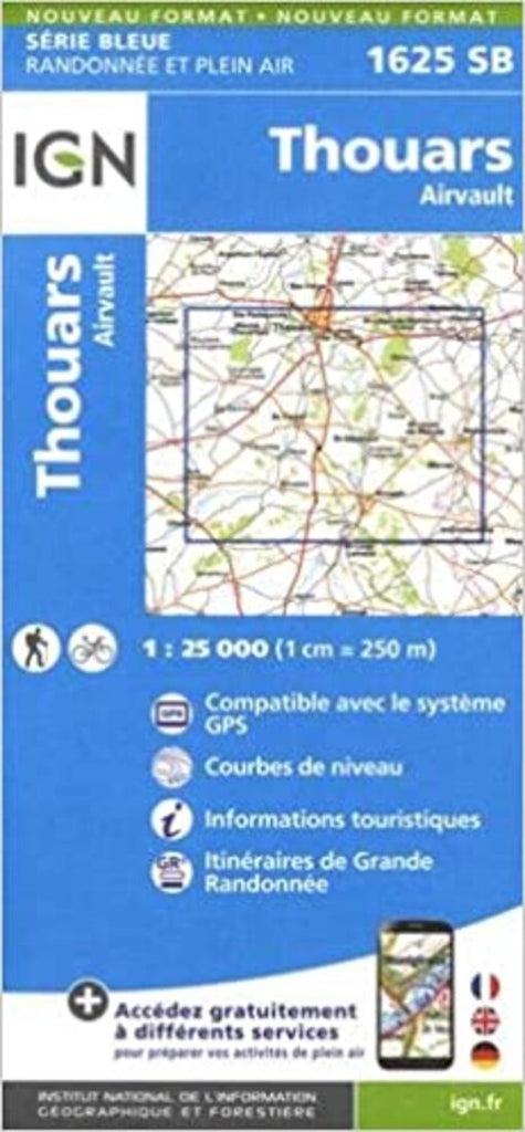 Buy map: Thouars / Airvault Regional Map – YellowMaps Map Store