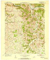 Buy topo map Union City KY, 1952 – YellowMaps Map Store