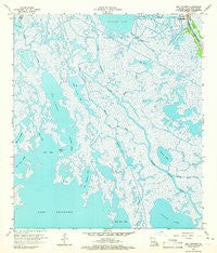 Buy topo map Bay Courant LA, 1964 – YellowMaps Map Store