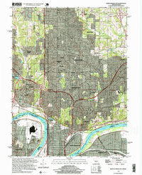 Buy topo map North Kansas City MO, 1997 – YellowMaps Map Store