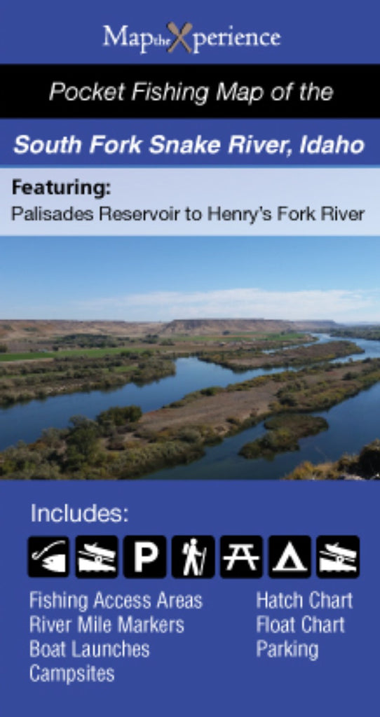 Buy map: South Fork of Snake River, Idaho Fishing Map – YellowMaps Map ...