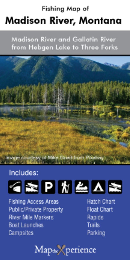 Buy map: Madison River/Lower Gallatin, Montana Fishing Map – YellowMaps ...